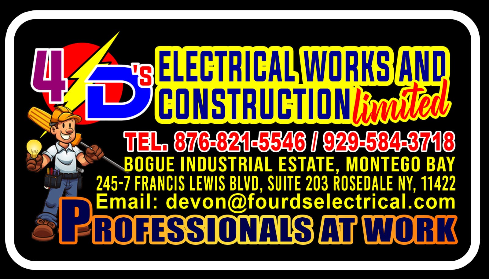 4 D's Electrical Works and Construction Limited